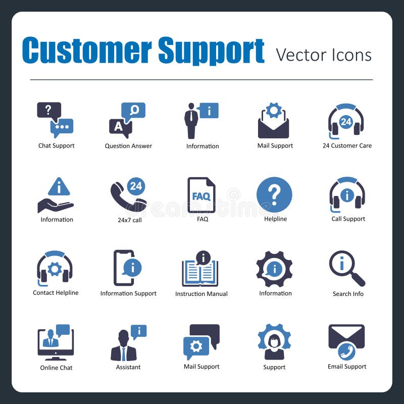 Customer Support stock vector. Illustration of care - 264873392