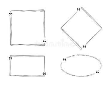 Handdrawn Quote Marks Stock Illustrations – 195 Handdrawn Quote Marks ...