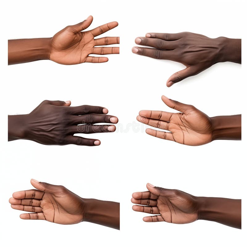 Diverse Hands Forming Circle of Unity and Support Stock Illustration ...