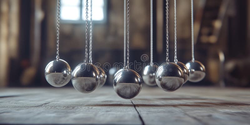Physics Experiment: Pendulum Demonstration Stock Image - Image of force ...