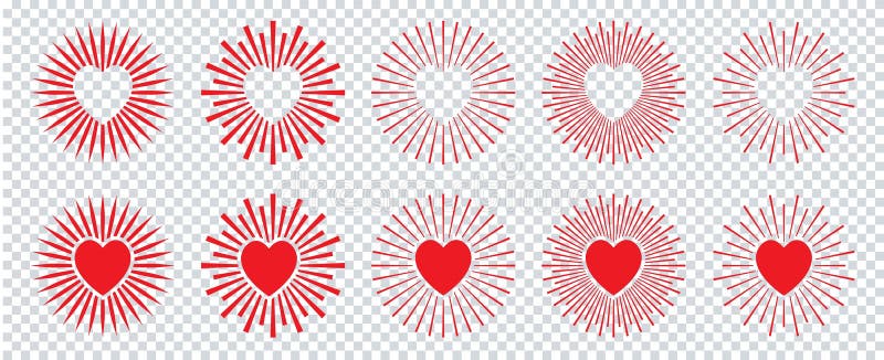 Sun Rays Heart Stock Illustrations – 1,839 Sun Rays Heart Stock ...