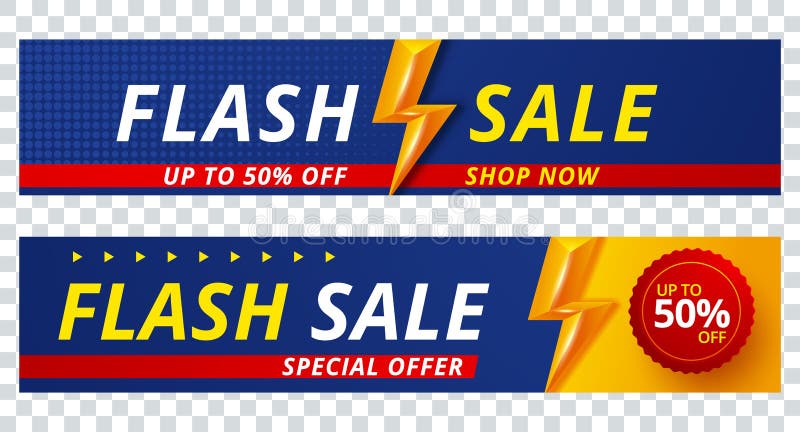 Collection of Horizontal Holiday Sale Banner Template Stock Vector ...