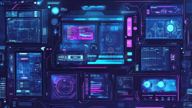 A Collection of HUD Frames Incorporated with Futuristic Modern ...