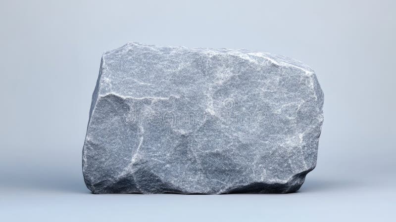 A Collection of Hyper-realistic Silver Rocks Rests on a Sleek Surface ...