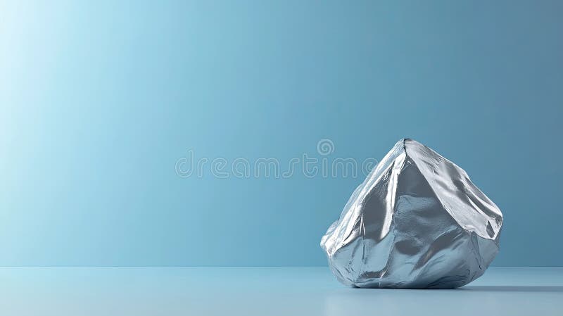 A Collection of Hyper-realistic Silver Rocks Rests on a Sleek Surface ...