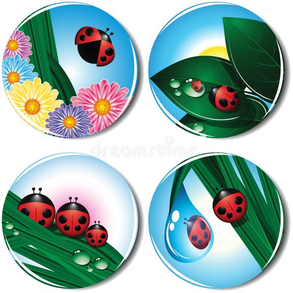 Ladybird Border Stock Illustrations – 1,011 Ladybird Border Stock ...
