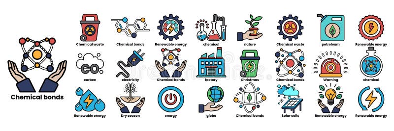 Collection of Icons for Various Concepts Related To Science and ...