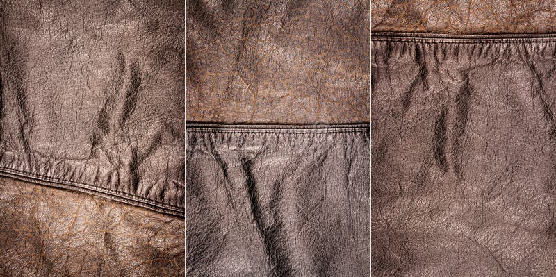 Collection of Brown Leather Textures Stock Image - Image of texture, abstract: 303500699