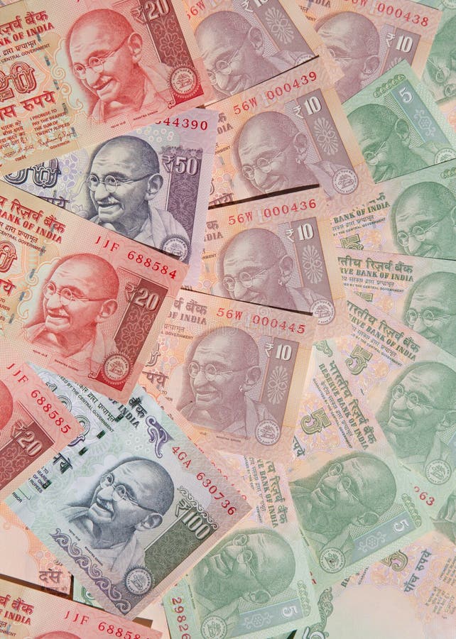 Indian banknotes stock photo. Image of legal, denomination - 106100308