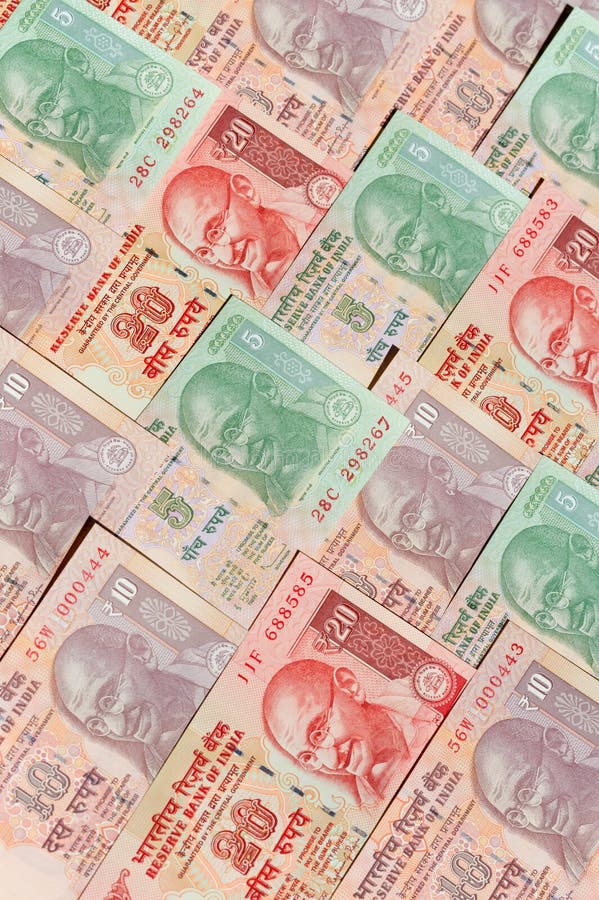 Indian banknotes stock image. Image of freedom, earn - 119684743