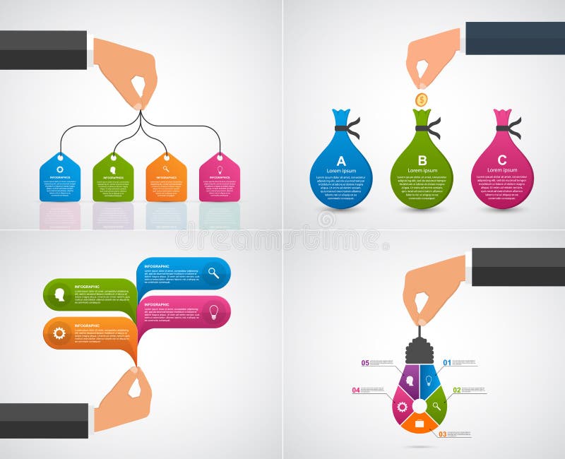 Collection Infographics. Design Elements Stock Vector - Illustration of ...