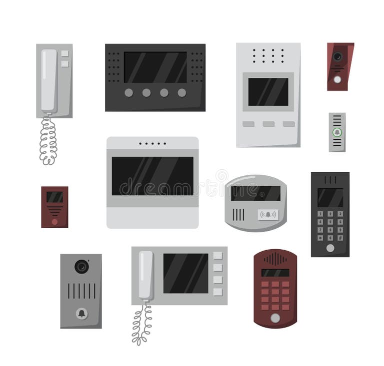 Intercom Devices Stock Illustrations – 52 Intercom Devices Stock ...