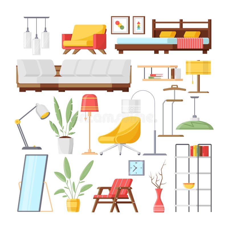 Furnishing Elements Stock Illustrations – 521 Furnishing Elements Stock ...