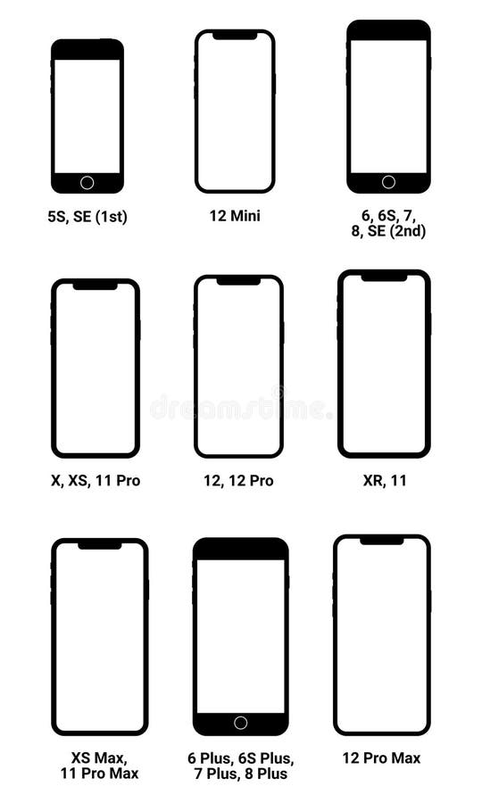 Various Iphones Stock Illustrations – 7 Various Iphones Stock ...