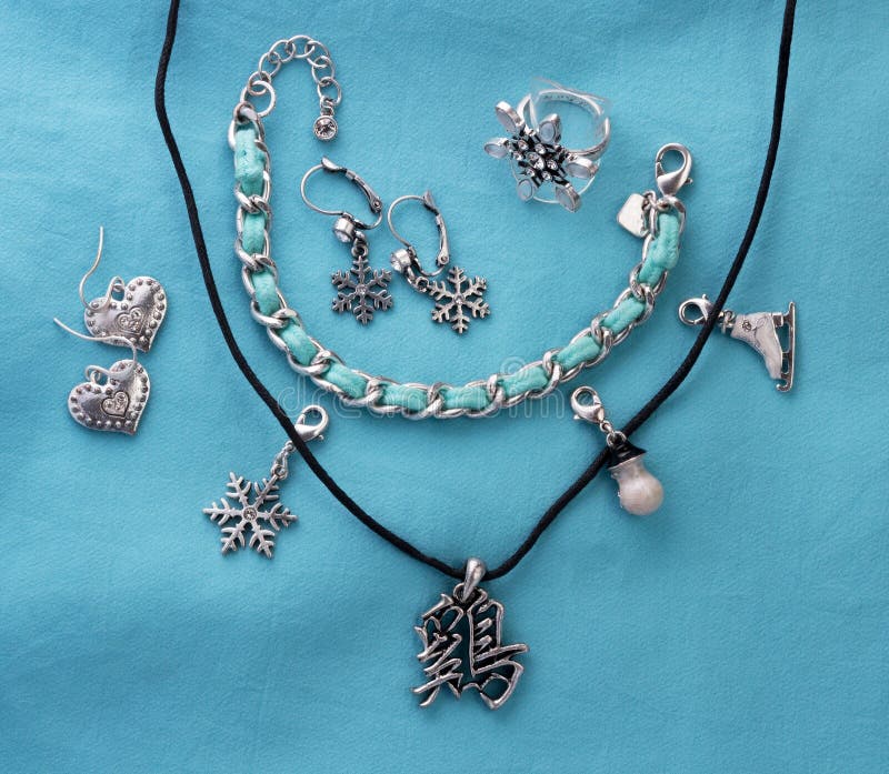 Collection of jewelry stock photo. Image of deco, ancient - 78172080