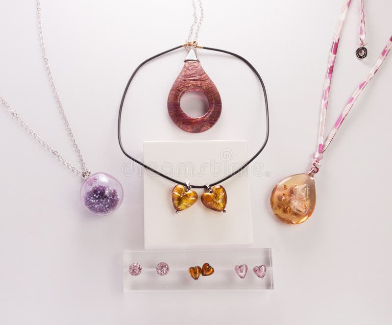 Collection of jewelry stock photo. Image of female, fashion - 78172104