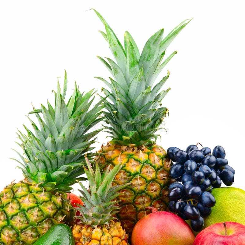 Collection Juicy Fruits and Vegetables Stock Photo - Image of ...