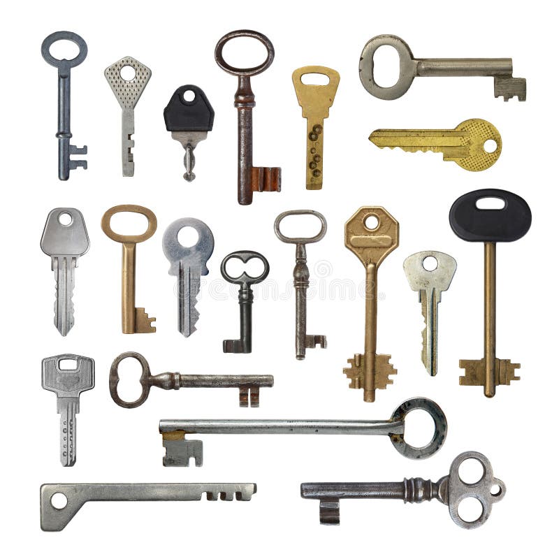Keyhole and keys. stock photo. Image of yellow, background - 24545844