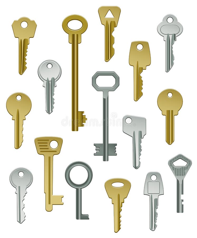 Vector Electronic Circuit Keys Stock Vector - Illustration of ...