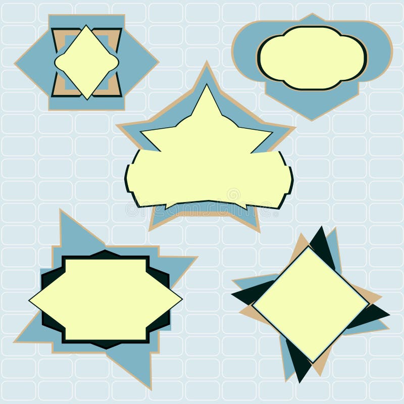 The collection of labels stock vector. Illustration of badge - 23441624