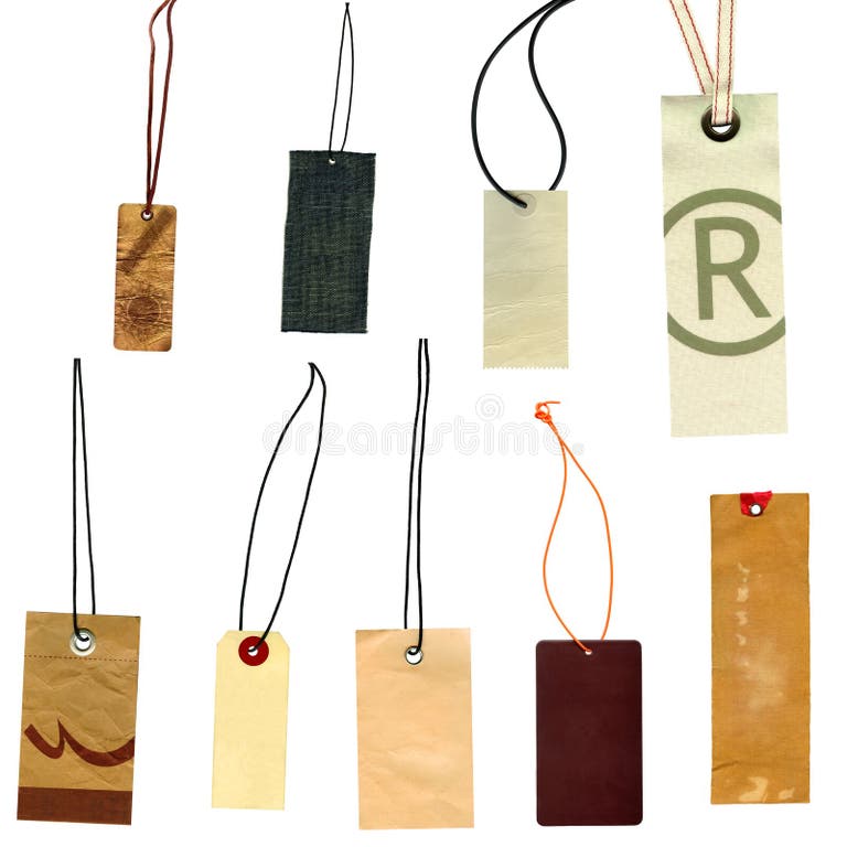 Collection of Labels Prise Labels Stock Photo - Image of natural ...
