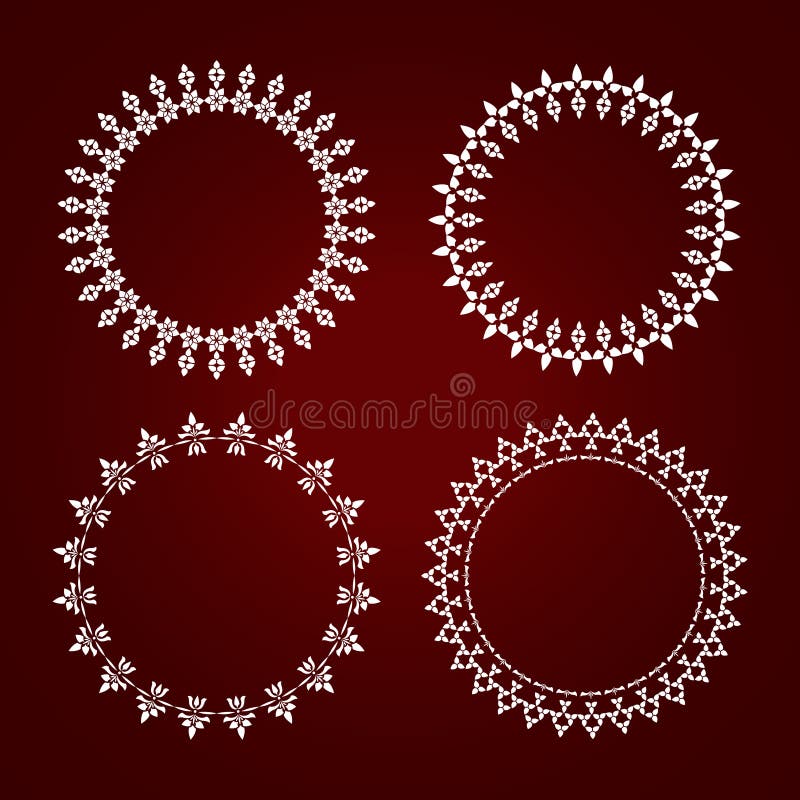 Collection of lace icons stock vector. Illustration of glamor - 13416776