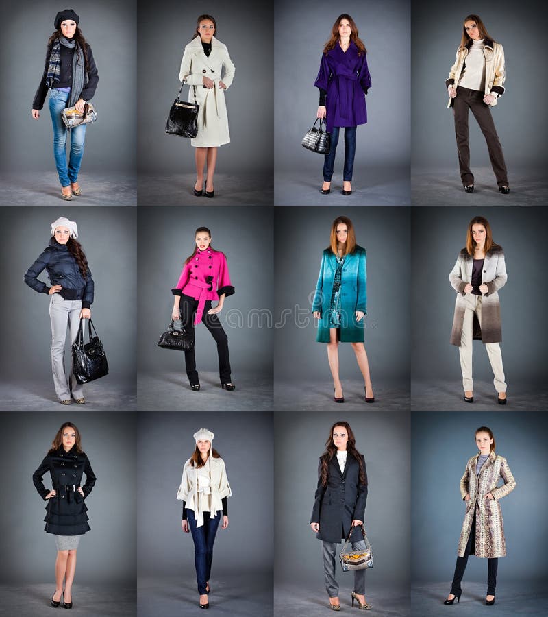Collection lady s clothes stock image. Image of portrait - 27739785