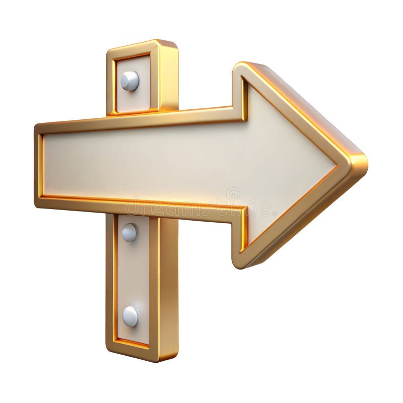 A Collection of Left-oriented 3D Sign Elements, Showcasing Dynamic ...