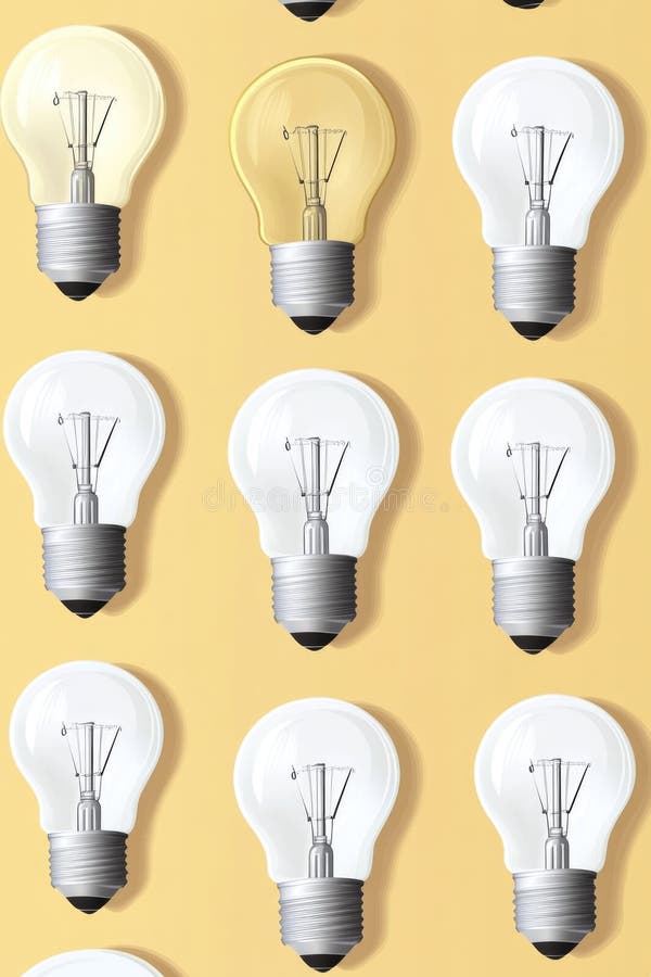 A Collection of Light Bulbs, Often Used As Decorative Props or in ...