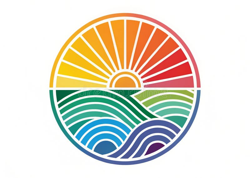 Sun Rainbow Logo Stock Illustrations – 4,372 Sun Rainbow Logo Stock ...