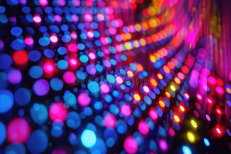 A Collection of Lights Mounted on a Wall, Creating a Unique Visual ...