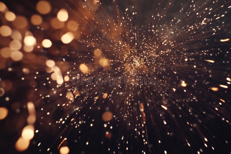 A Collection of Lights Suspended High Above the Ground, Creating a ...