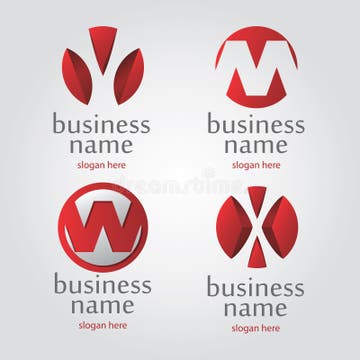 Vector red logo stock vector. Illustration of beauty - 30086564