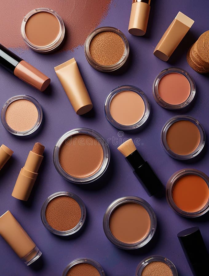 Makeup Magic: Fashionable Essentials for Every Look Stock Image - Image ...