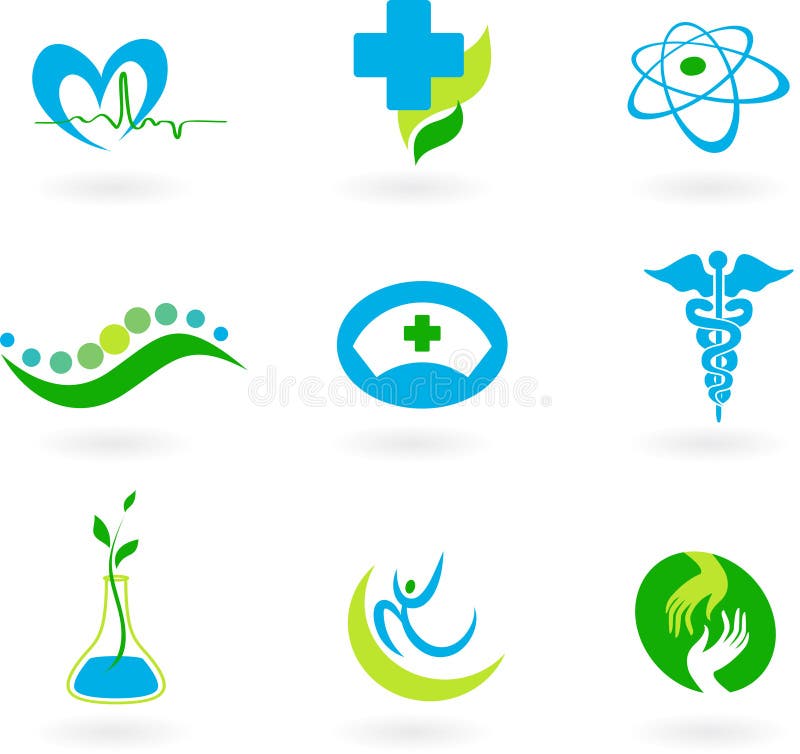 Doctor Recommend Icons stock vector. Illustration of advertising - 8111349