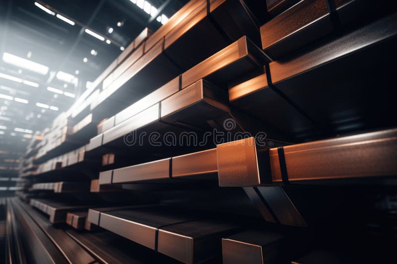 A Collection of Metal Bars Stacked on Top of Each Other. Versatile ...