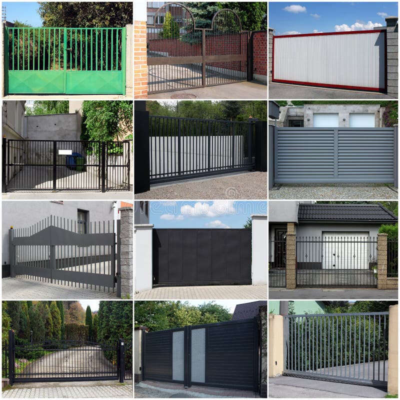Collection of metal gates stock photo. Image of expensive - 35630234