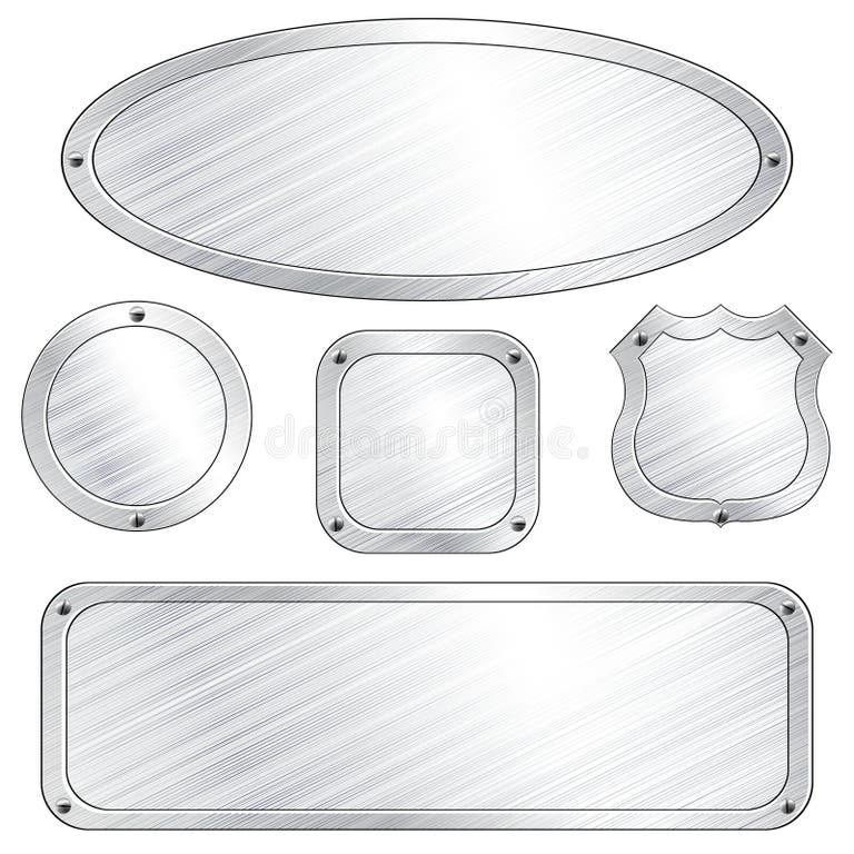 Silver Plaques Stock Illustrations – 225 Silver Plaques Stock ...