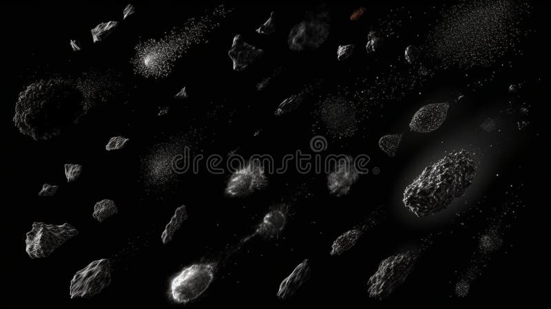 Collection of Meteorites, Asteroids, Comets, Meteors, Comet Tail ...