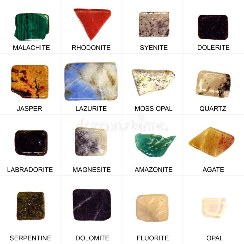 Collection of minerals stock photo. Image of minerals - 35248694