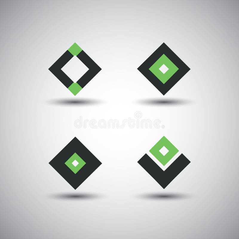 Collection of Minimalist Icon Designs - Corporate Identity Logos Stock ...