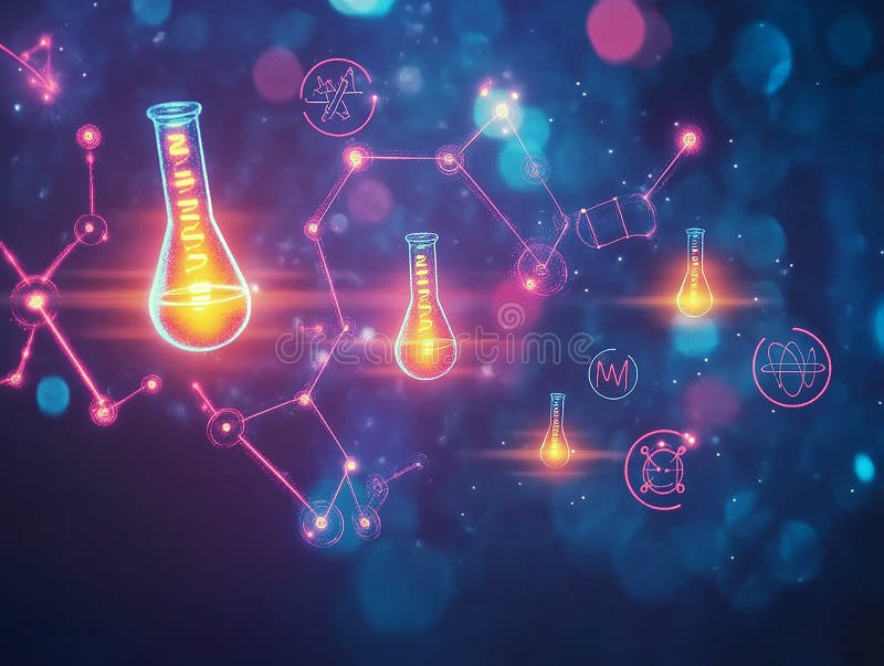 STEM Icons: Science, Technology, Engineering, and Math Symbols Stock ...