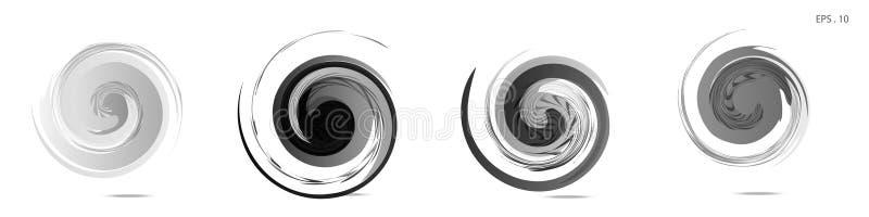 Collection of Modern Abstract Graphic Elements. Vortex Vector ...