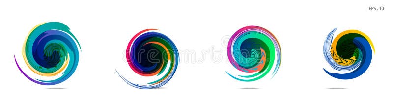 Vortex Vector Background. Templates for Logo Design, Leaflets or ...