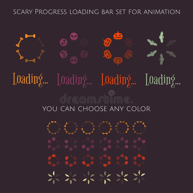 Collection of Modern Halloween Preloaders. Download Progress, Web ... Collection of Modern Halloween Preloaders. Download Progress, Web ...
