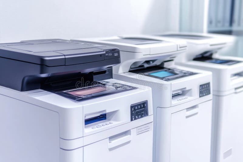 A Collection of Modern Office Devices, Ideal for Illustrating a Busy ...