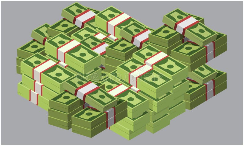 Collection of Money on Abstract Background Stock Vector - Illustration ...