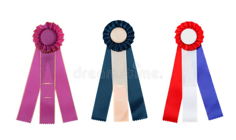 Award Ribbons stock photo. Image of achievement, metal - 4438480