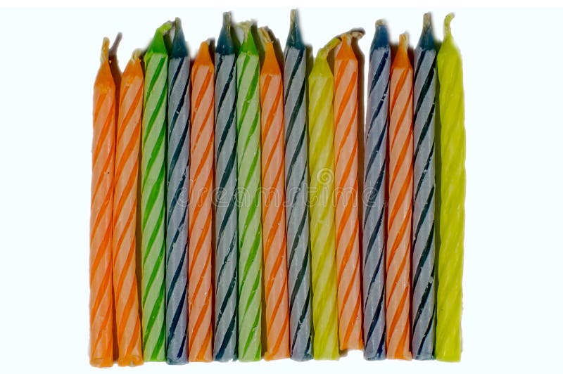 Collection of Multicolored Candles Stock Photo - Image of multicolored ...