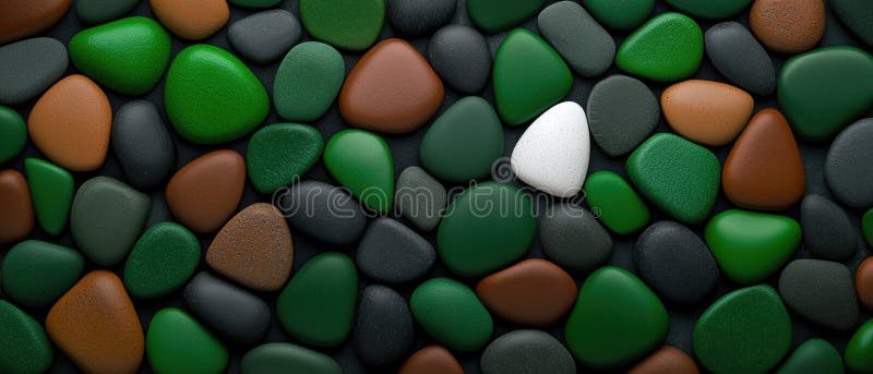 A Collection of Multicolored Stones Arranged in a Visually Appealing ...